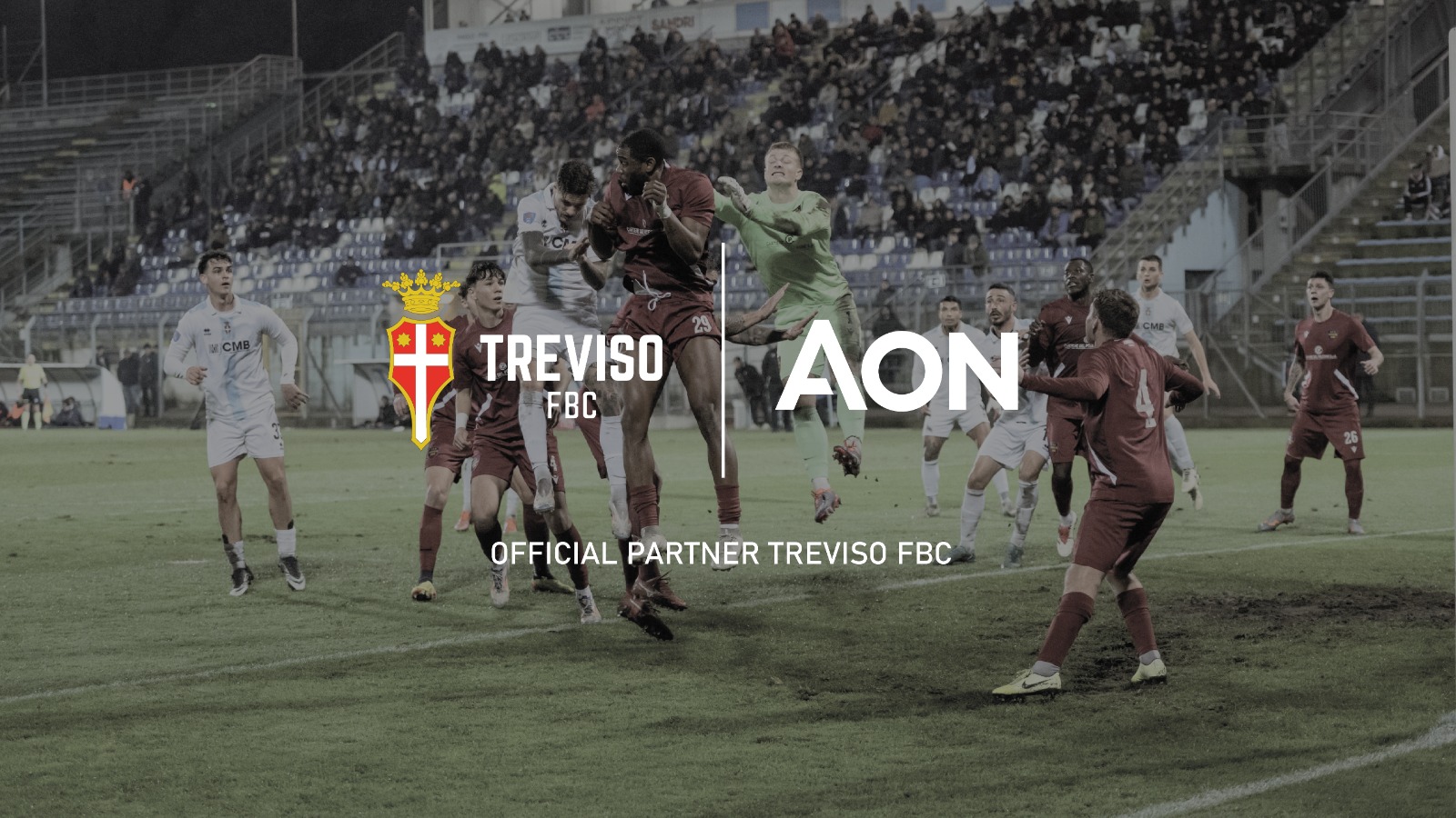 Aon Official Partner del Treviso FBC - Treviso calcio